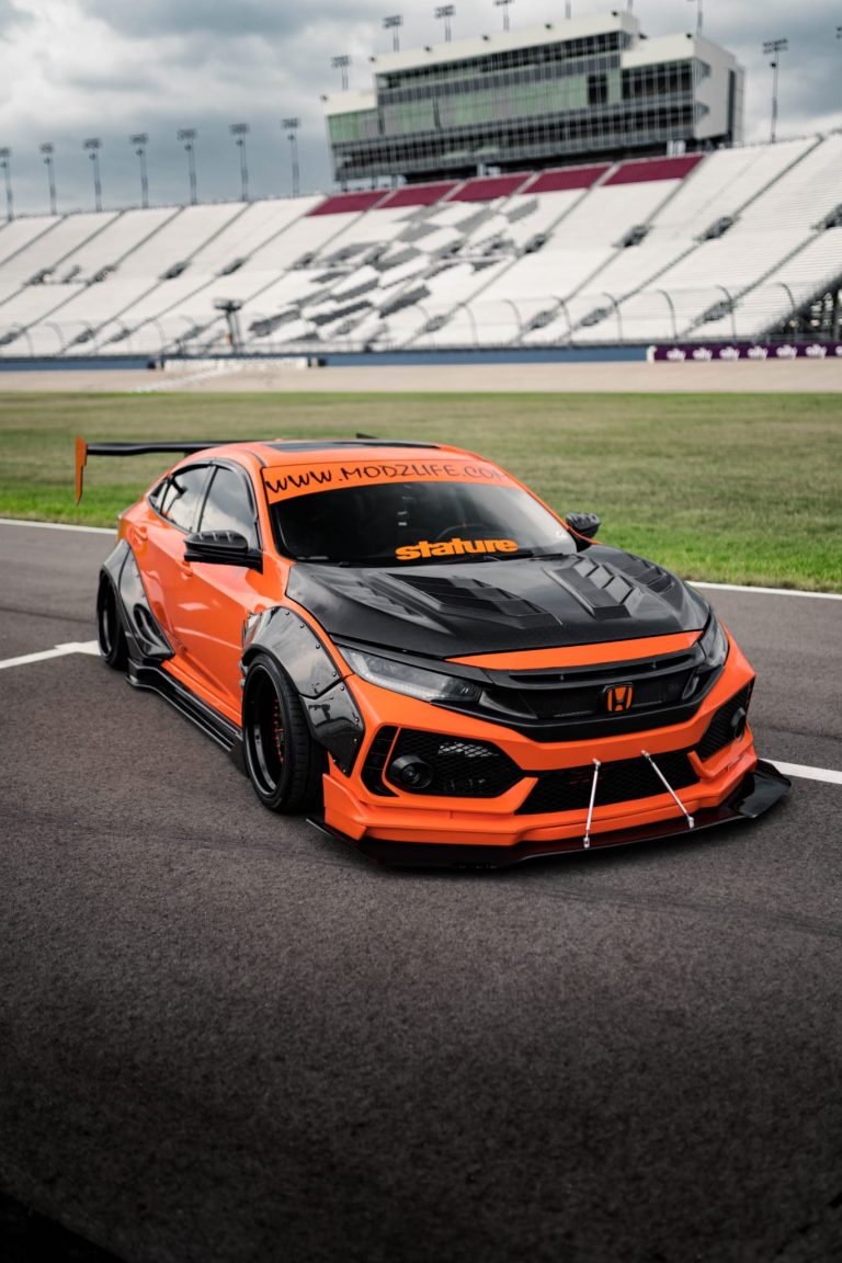 Full Wide Body Kit for 10th gen Civic Sedan 16-20 (Full Carbon Fiber ...