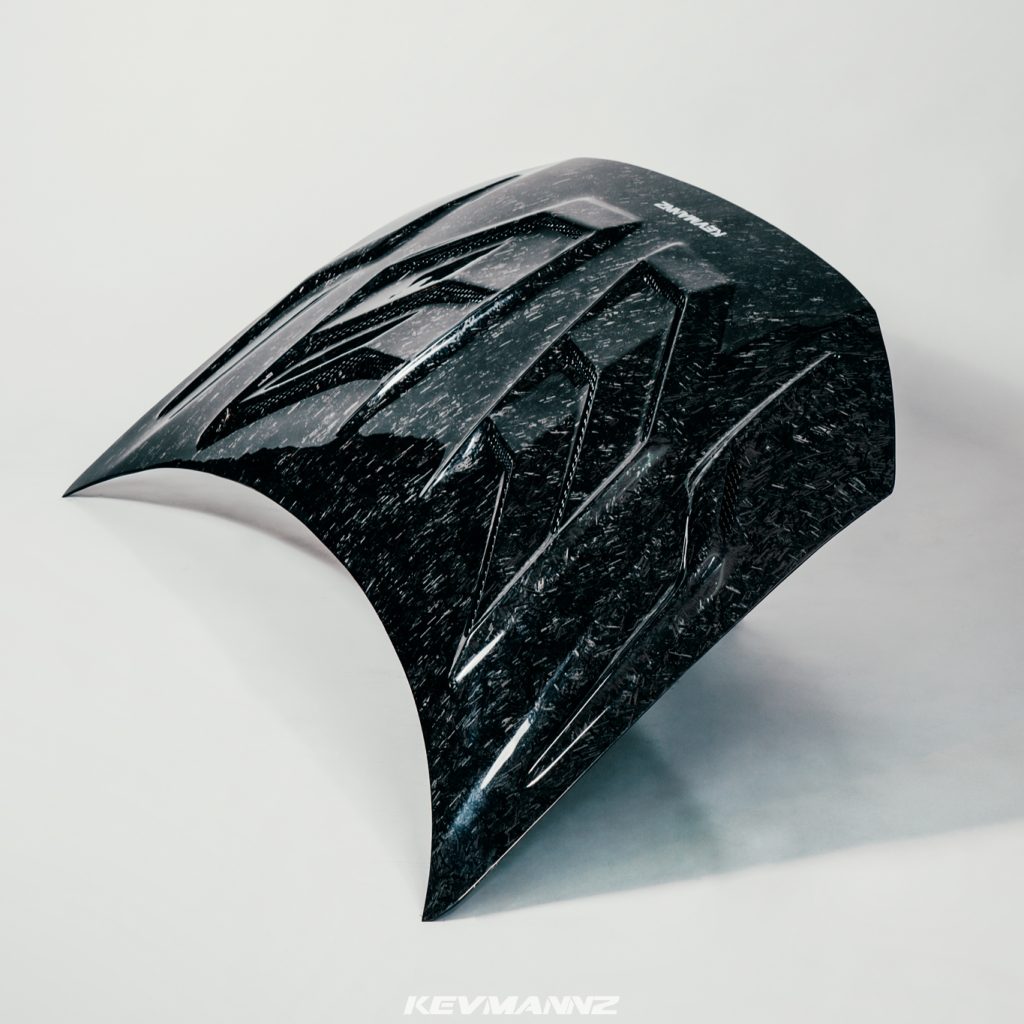 Forged Carbon fiber hood: Lambor V2 vented style for 9th gen Civic ...