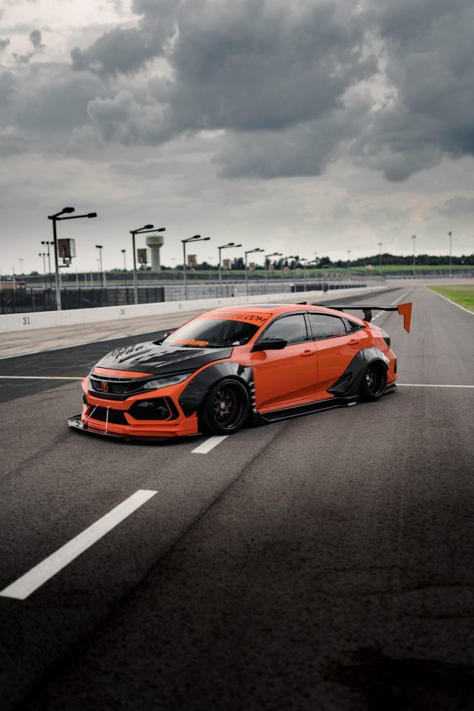 Full Wide Body Kit for 10th gen Civic Sedan 16-20 (Full Carbon Fiber ...