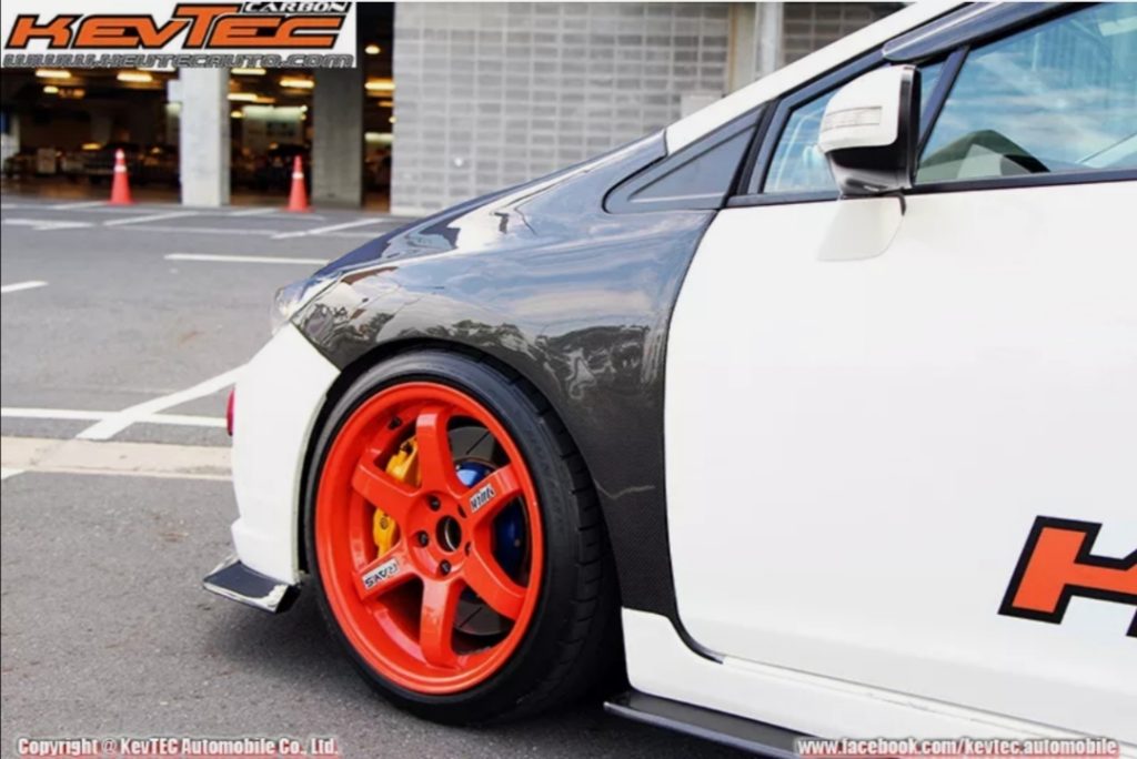 Carbon fiber OEM style front fenders for 9th gen Civic Sedan 2012-2015 ...