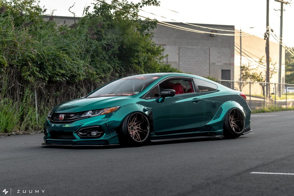 Full Wide Body Kit for 9th gen Civic Coupe 14-15 – Kevmannz