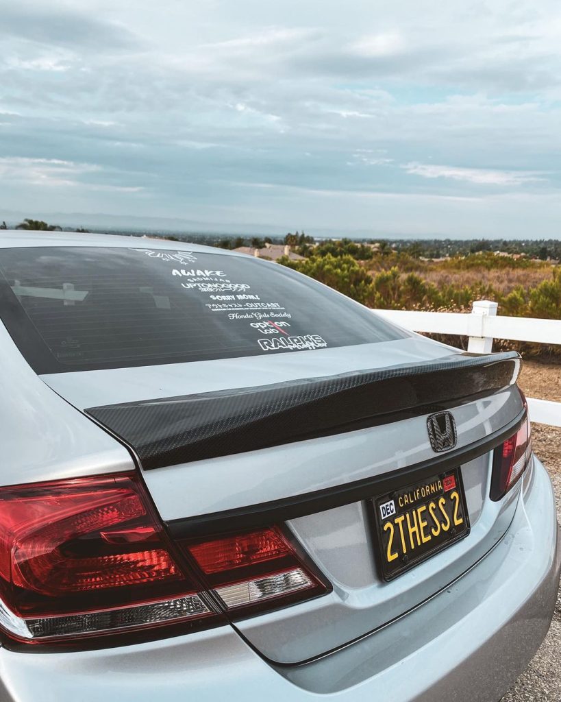 CF Duckbill Trunk Spoiler for 9th gen Civic Sedan 12-15 – Kevmannz