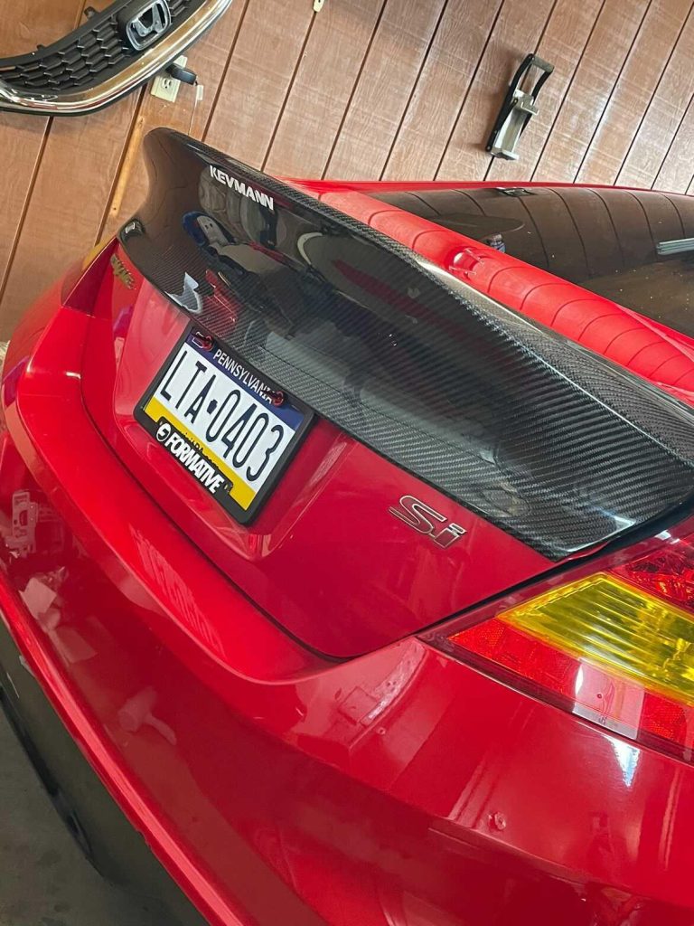 CF Duckbill Trunk Spoiler for 9th gen Civic Coupe 12-15 – Kevmannz