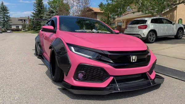Full Wide Body Kit for 10th gen Civic Hatchback 16-20 (Full Carbon ...