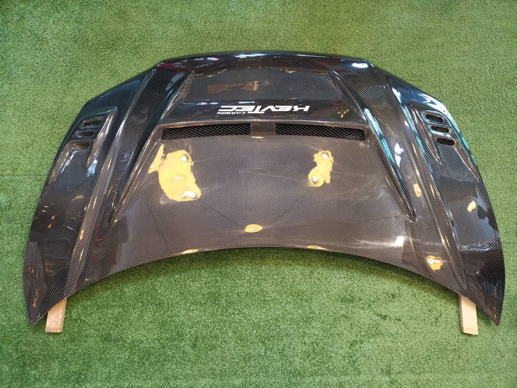 Carbon fiber hood: Batman vented style for 9th gen Civic Coupe 2014 ...