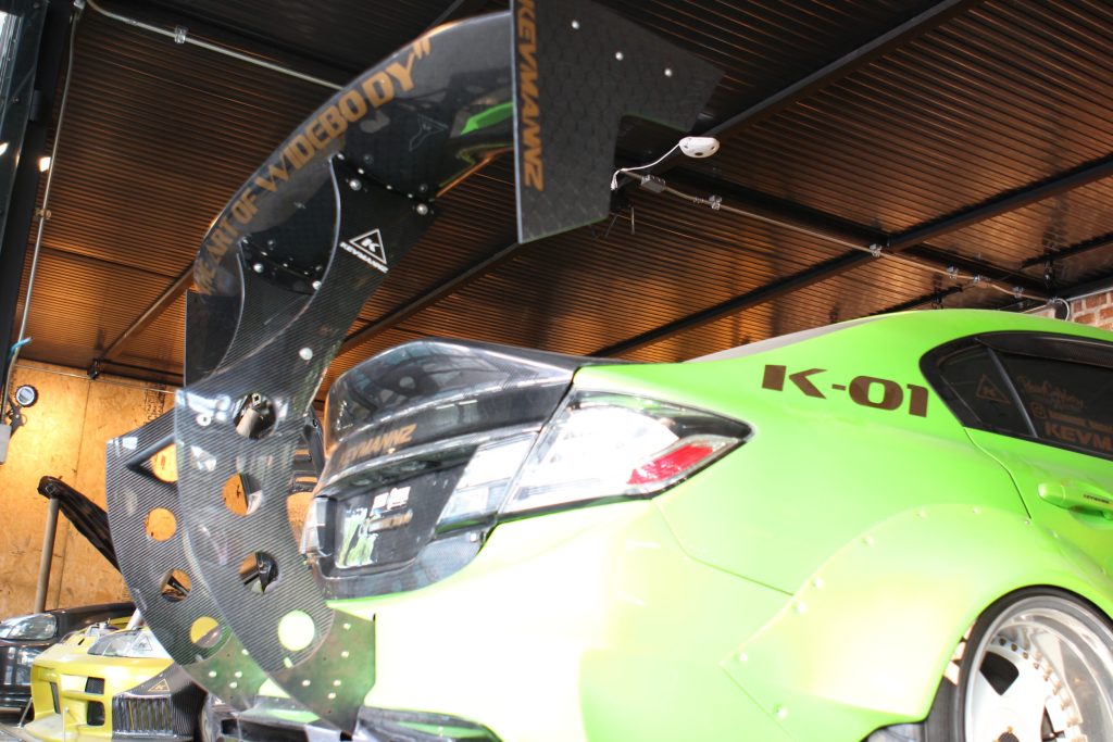CF Chassis mounted GT Wing for 9th gen Civic Sedan 12-15 / Civic Coupe ...
