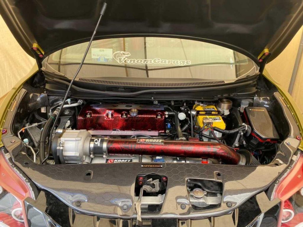 Honeycomb Carbon fiber Engine Bay Dress Up Kit (7 pcs) for 9th gen ...