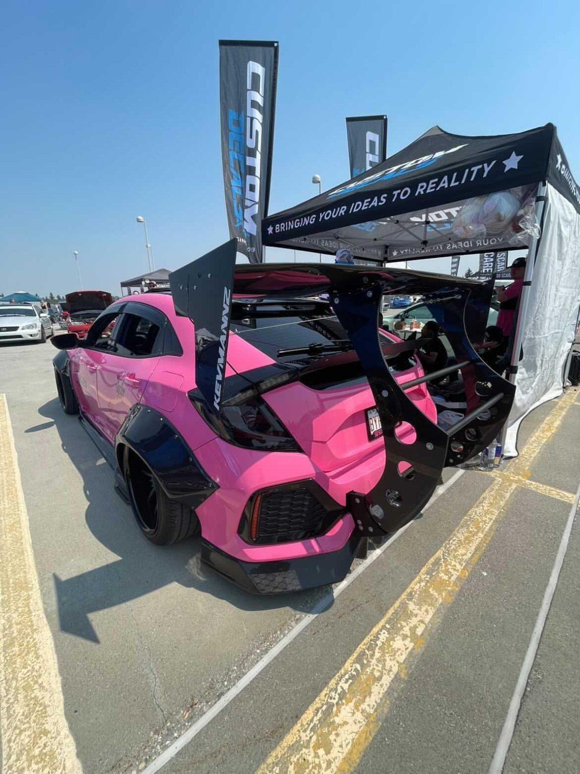 Full Wide Body Kit for 10th gen Civic Hatchback 16-20 (Full Carbon ...