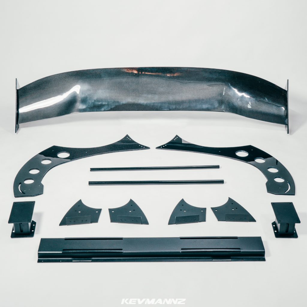 CF Chassis mounted GT Wing for 9th gen Civic Sedan 12-15 / Civic Coupe ...