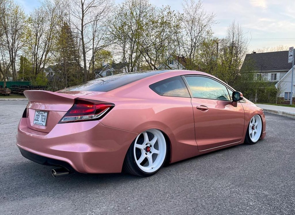 ABS Plastic Duckbill Trunk Spoiler for 9th gen Civic Coupe 12-15 ...