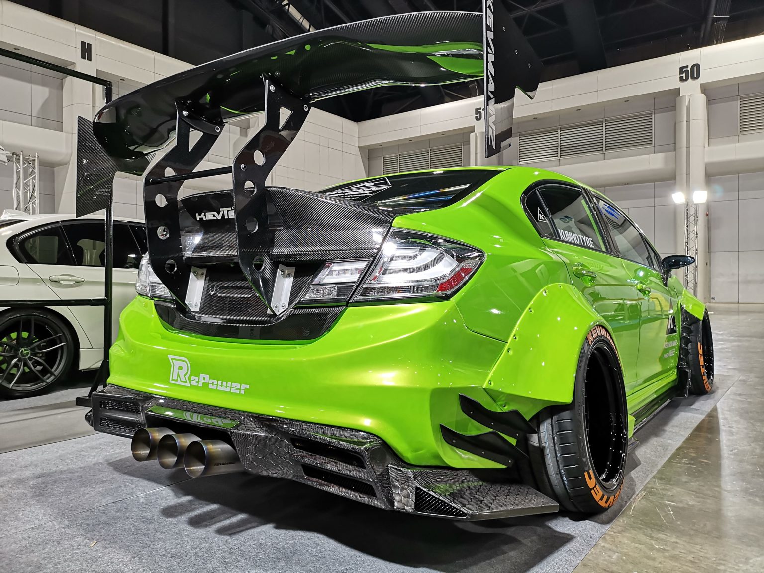 CF Trunk mounted GT Wing for 9th gen Civic Sedan 12-15 – Kevmannz