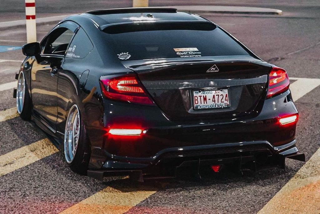 CF Trunk with moulded duckbill for 9th gen Civic coupe 2012-2015 ...