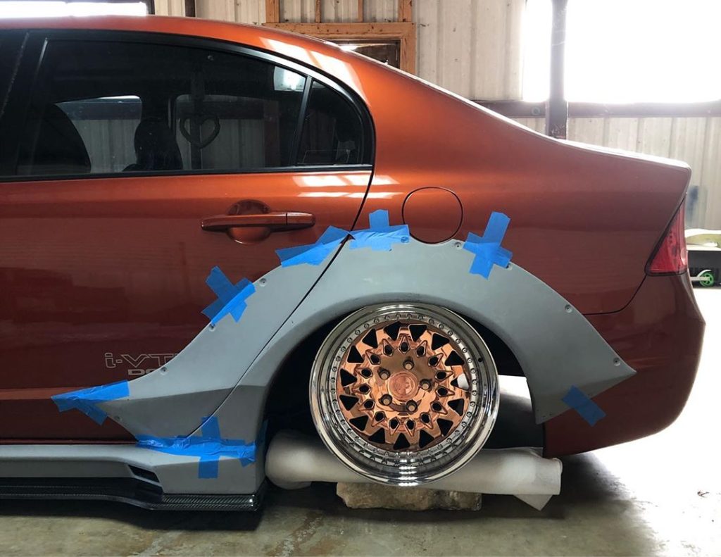 Beginner Wide Body Kit for 8th gen Civic Sedan 2006-2011 (for both FA5 ...