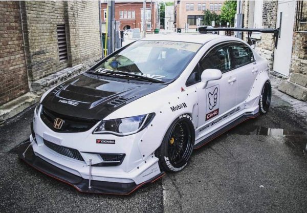 Full Wide Body Kit for 8th gen Civic Sedan 2006-2011 (FD/FD2 JDM ...