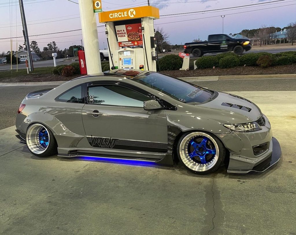 Full Wide Body Kit for 8th gen Civic Coupe 2006-2011 – Kevmannz