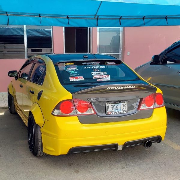 Carbon fiber trunk with moulded duckbill for 8th gen Civic Sedan 2006 ...