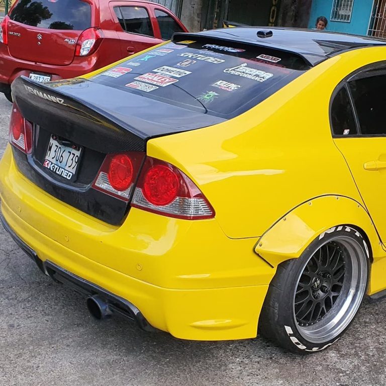 Carbon fiber trunk with moulded duckbill for 8th gen Civic Sedan 2006 ...