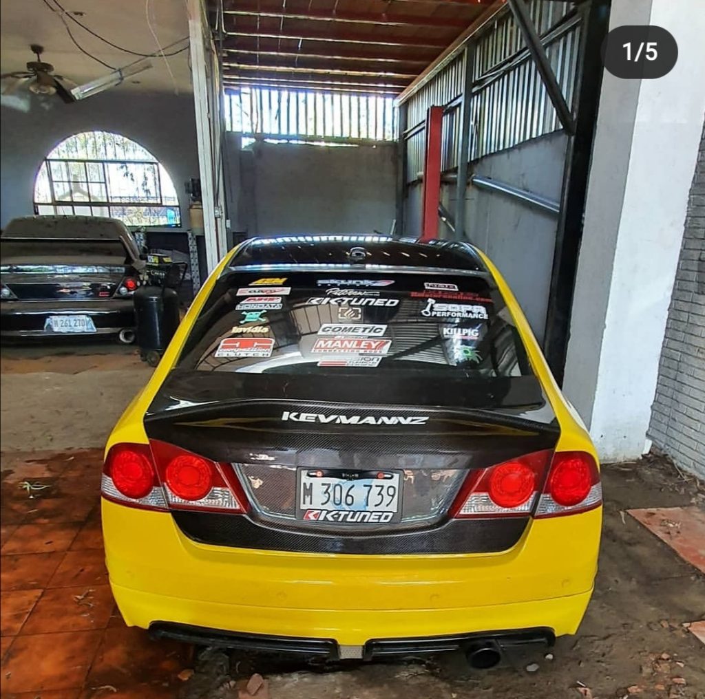 Carbon fiber trunk with moulded duckbill for 8th gen Civic Sedan 2006 ...