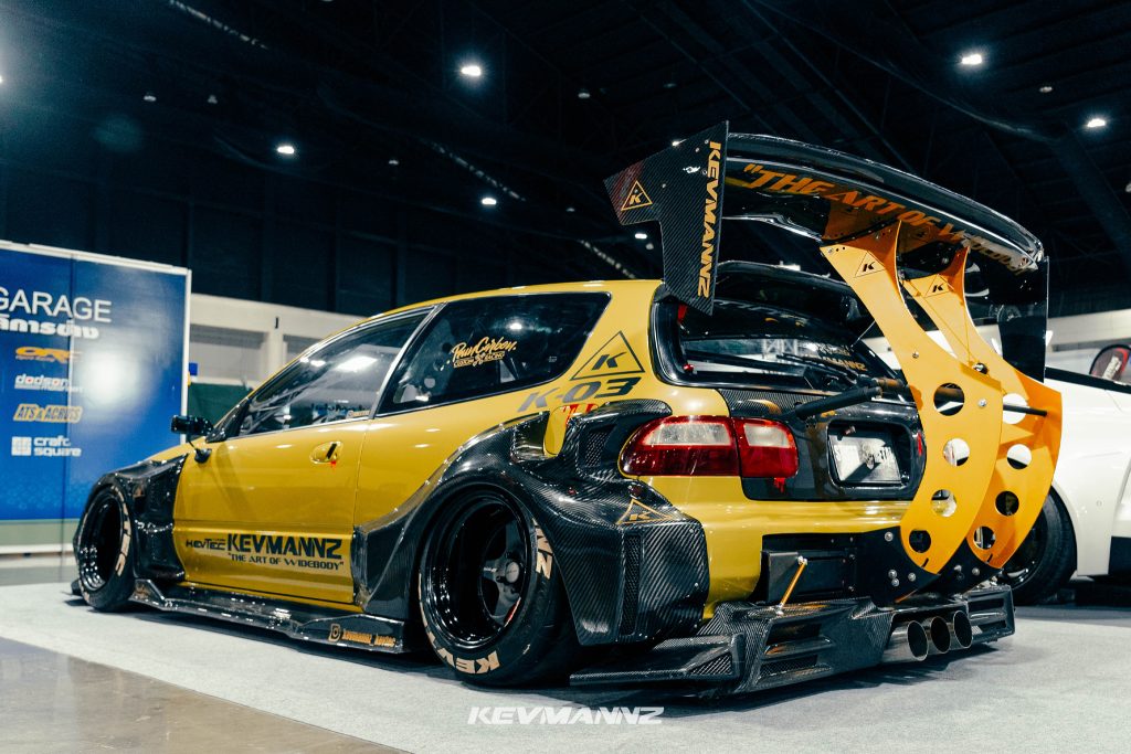 Full Carbon Fiber Wide Body Kit for Civic EG Hatchback 1992-1995 – Kevmannz