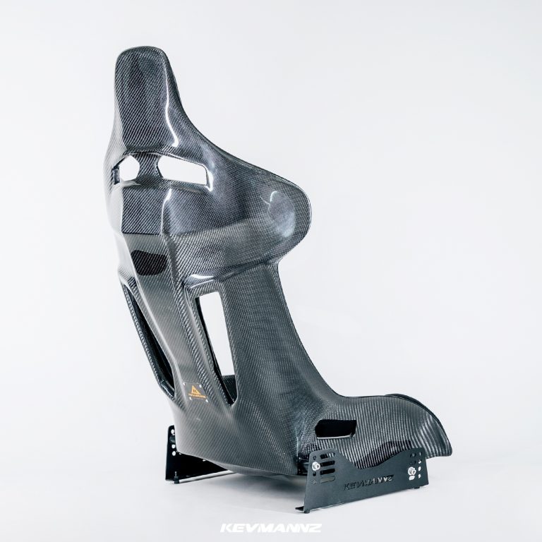 Carbon Fiber Seat GT-Max series with Black Alcantara Padding + debossed ...