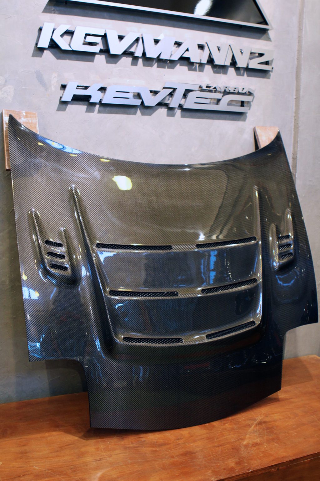CF Hood – Mod-X vented style for RX-7 (FD3S) – Kevmannz