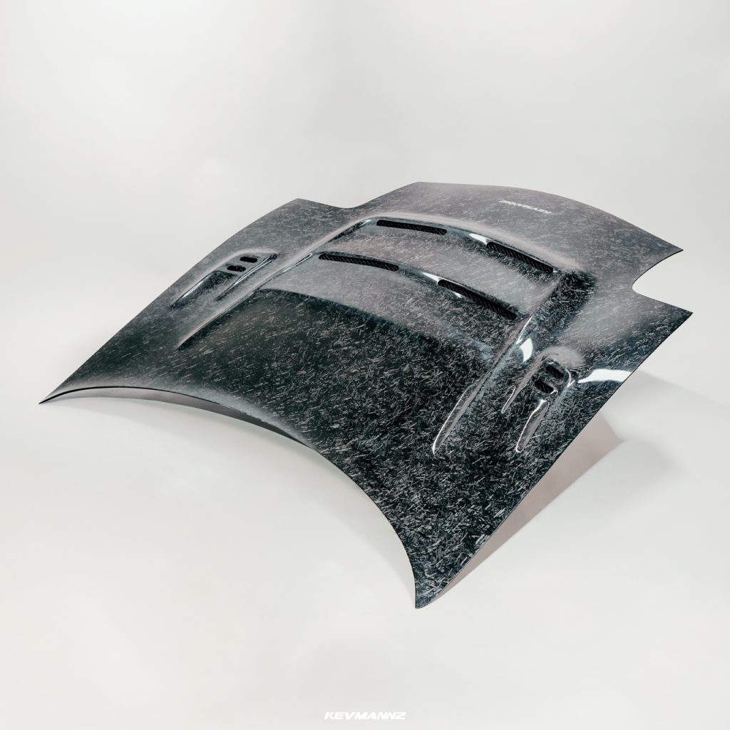 CF Hood – Mod-X vented style for RX-7 (FD3S) – (Forged) – Kevmannz