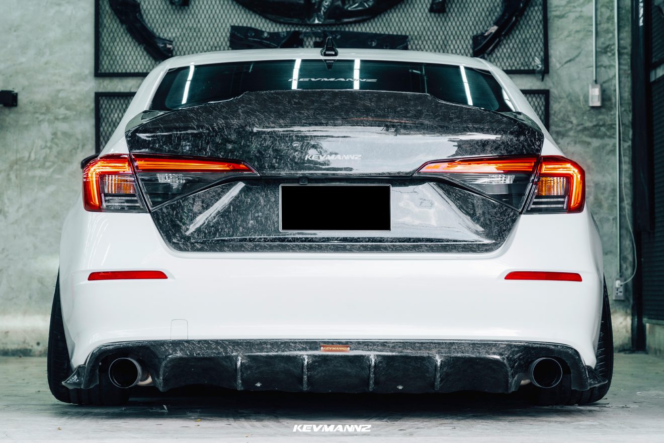 CF Trunk with mould duckbill for 11th gen Civic Sedan 2022-2024 (Forged ...